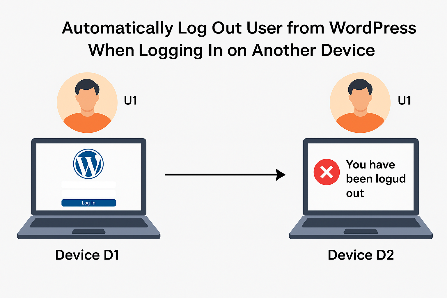 How to Force Logout Previous Device WordPress When User Logs in Again ...